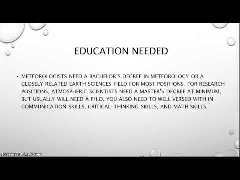 Meteorologists career capstone