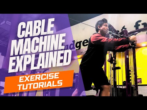 Planet Fitness Cable Machine Exercises (HOW TO USE / CABLE ATTACHMENTS!)