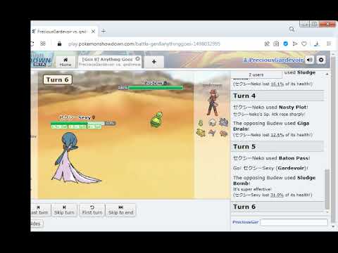 Shiny Gardevoir Solo Pokémon Showdown