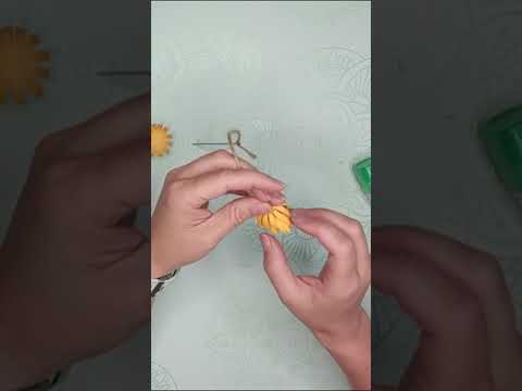 Free SVG to make Chrysanthemum paper flowers #shorts