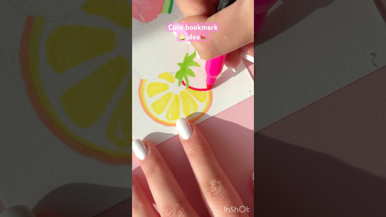Cute bookmark idea🍉