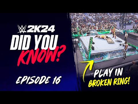 WWE 2K24 Did You Know?: Broken Ring Matches, Locker Codes, Alternate Weapons & More! (Episode 16)