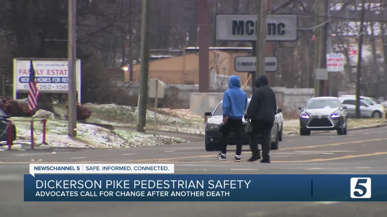 Advocates call on improved pedestrian infrastructure after another death on Dickerson Pike