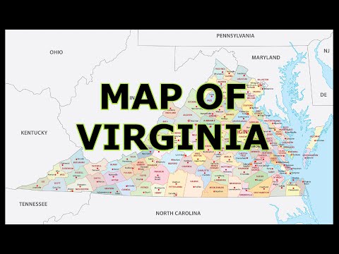 MAP OF VIRGINIA