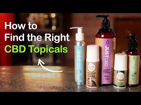 How to Find the Right CBD Topicals