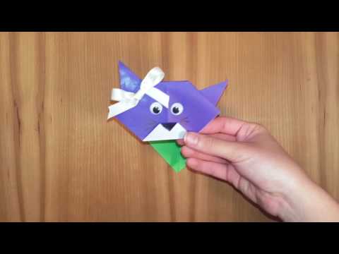 Folding for Fine Motor: Origami Cat Face
