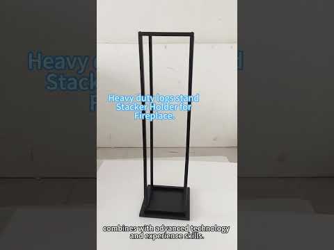 Outdoor Indoor Powder-coated Steel Firewood Holder