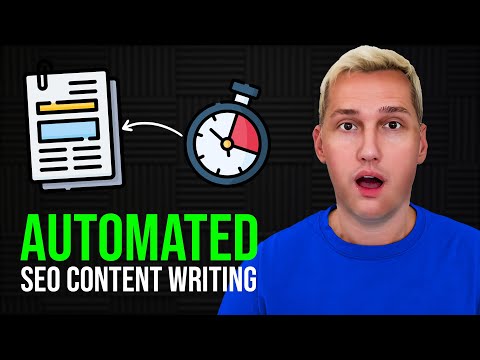 Automated SEO Content Writing: Complete Articles In MINUTES