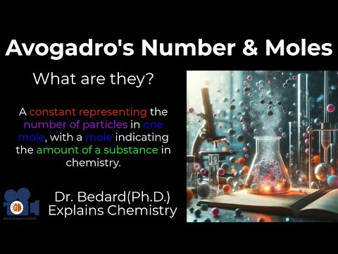 Avogadro's Number & Moles | Explained by a Ph.D. Chemist #chemistry #science #education