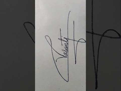 Vasanti Name Signature Styles #youtubeshorts #viralvideo