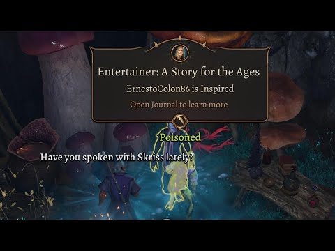Baldur's Gate 3 Act 1 Entertainer: A Story for the Ages and "Survival Instinct" power Emc_co86 PSN