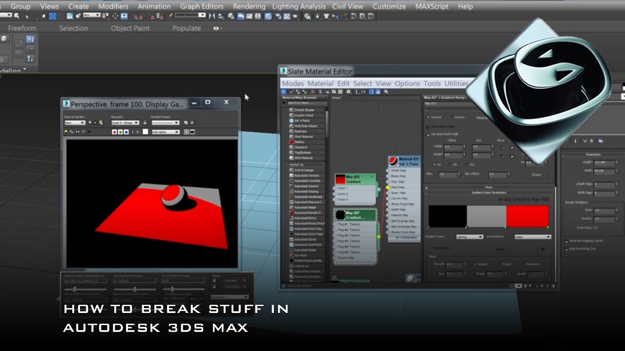 How to Break stuff in 3ds max Tutorial