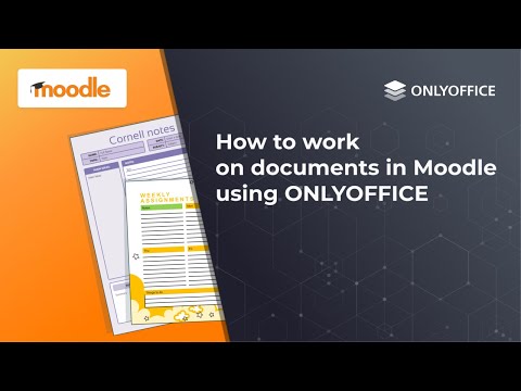 How to work on documents in Moodle using ONLYOFFICE Docs