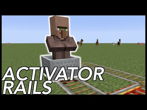 How To Use Activator Rails In Minecraft