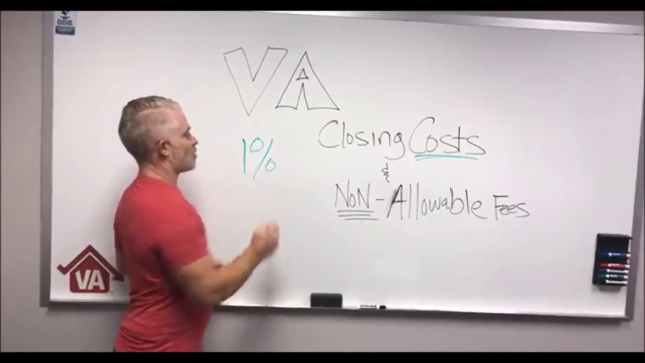 VA loan closing costs and non-allowable fees