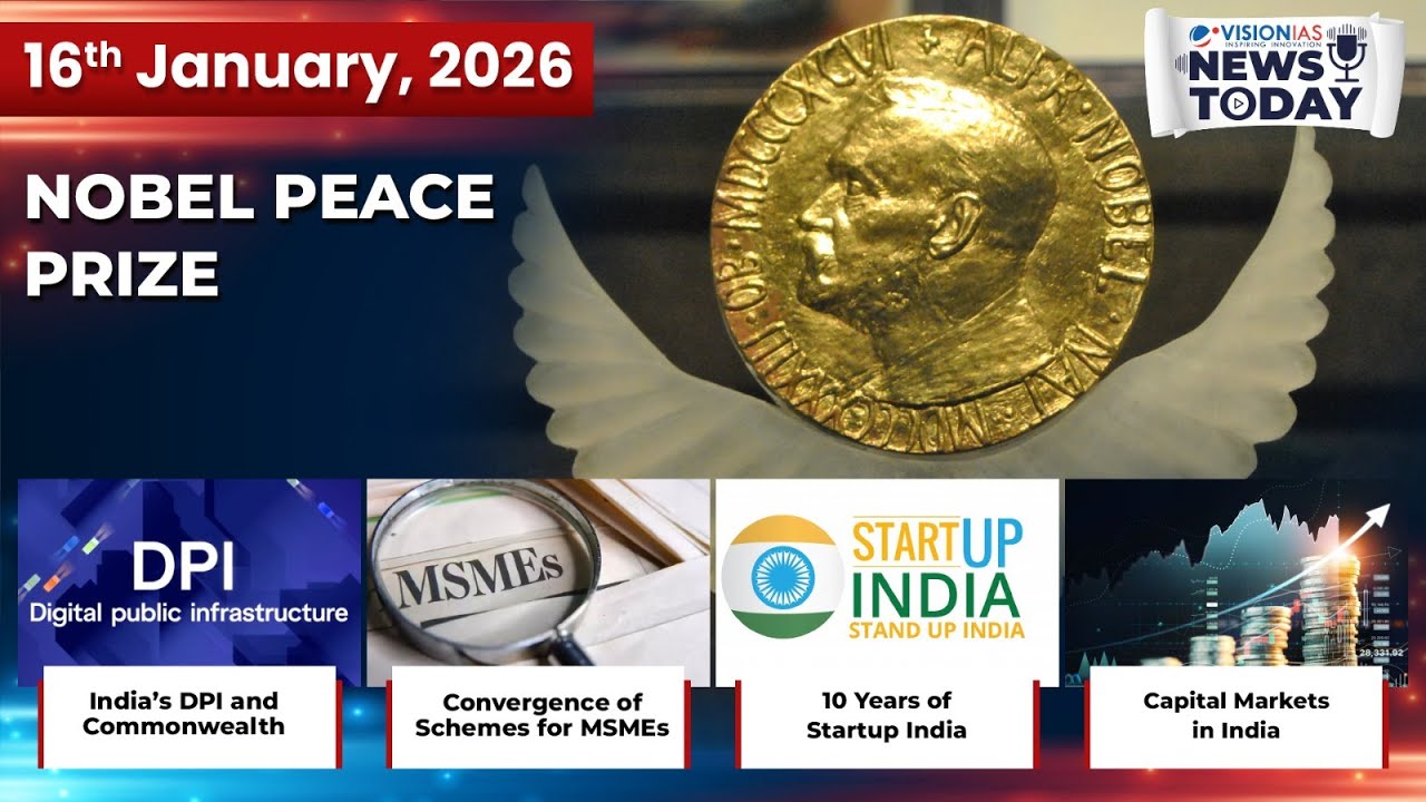 News Today | Daily Current Affairs | 16th January, 2026