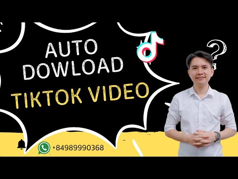 How To Auto Download Tiktok Video Without Watermark