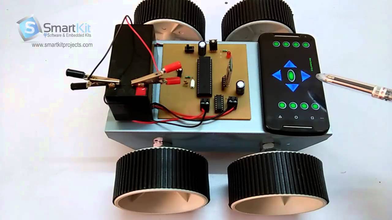 Robotic Vehicle Controlled By Android App  System using PIC Microcontroller