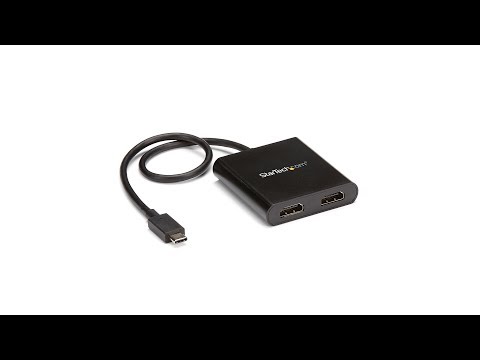 2-port USB-C to HDMI MST Hub - MSTCDP122HD | StarTech.com