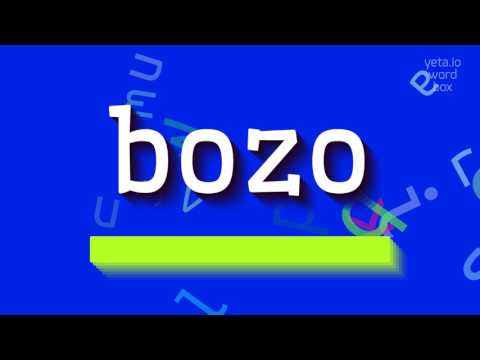 How to say "bozo"! (High Quality Voices)