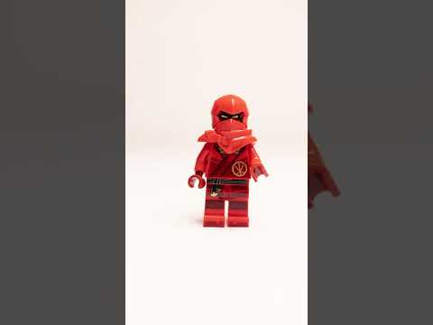 LEGO Ninjago Dragons Rising - Kai minifigure build. #lego #ninjago #ninjagodragonsrising #kai