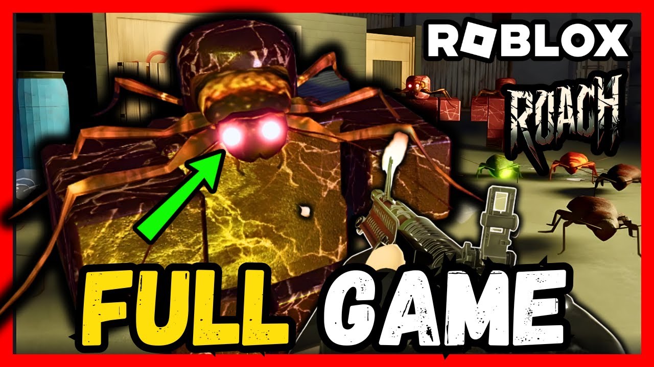 Roach: Chapter 1 FULL GAME Walkthrough & Ending - ROBLOX [4K60FPS]