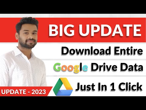 Download Entire Google Drive Data Just In ONE CLICK👆 [ Updated - 2023]🔥