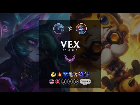 Vex Mid vs Heimerdinger - NA Master Patch 12.8
