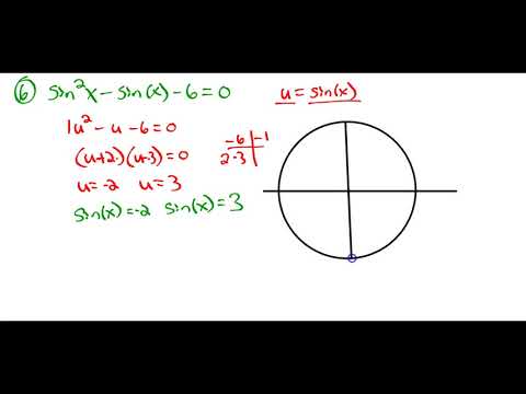 Solving Trig Functions Practice