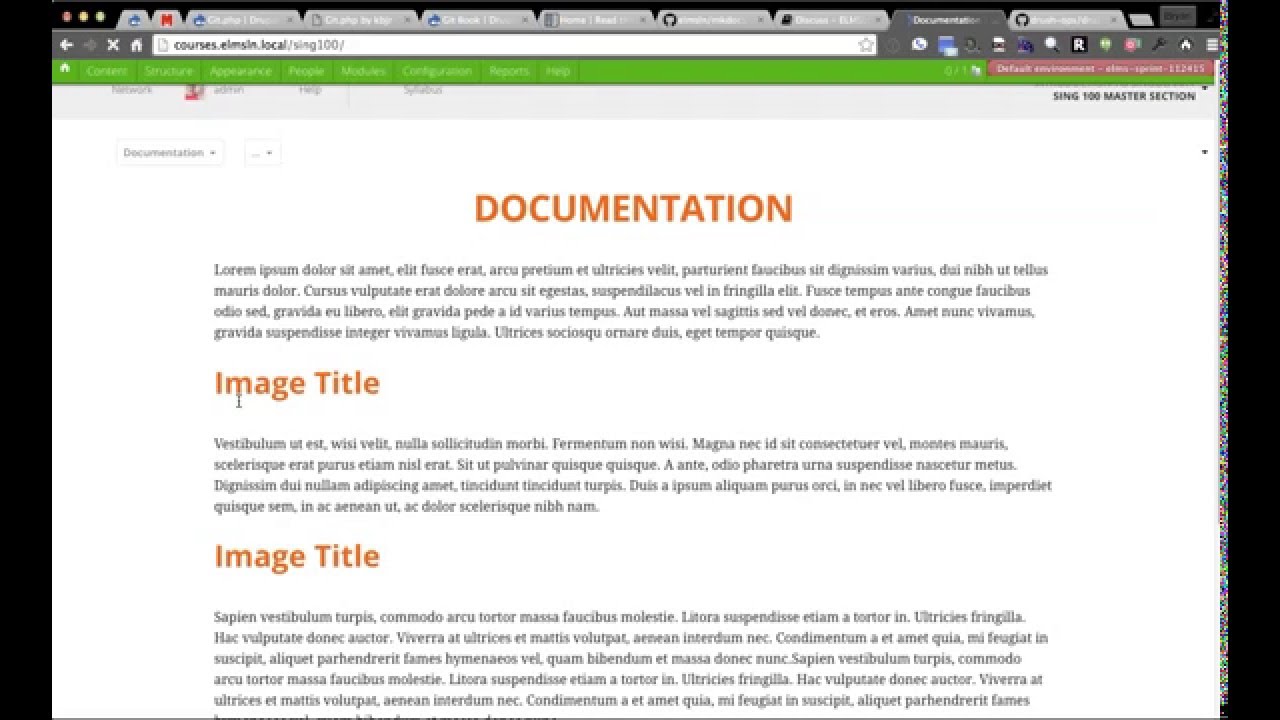 Git Book for importing Read the Docs documentation