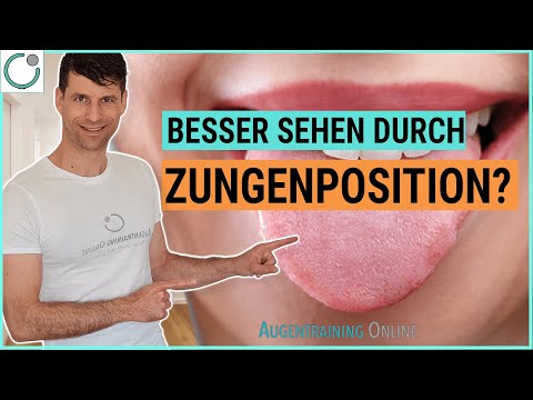 BESSER SEHEN durch Zungenposition - Augentraining Übung