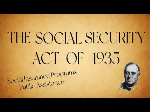 The Social Security Act of 1935