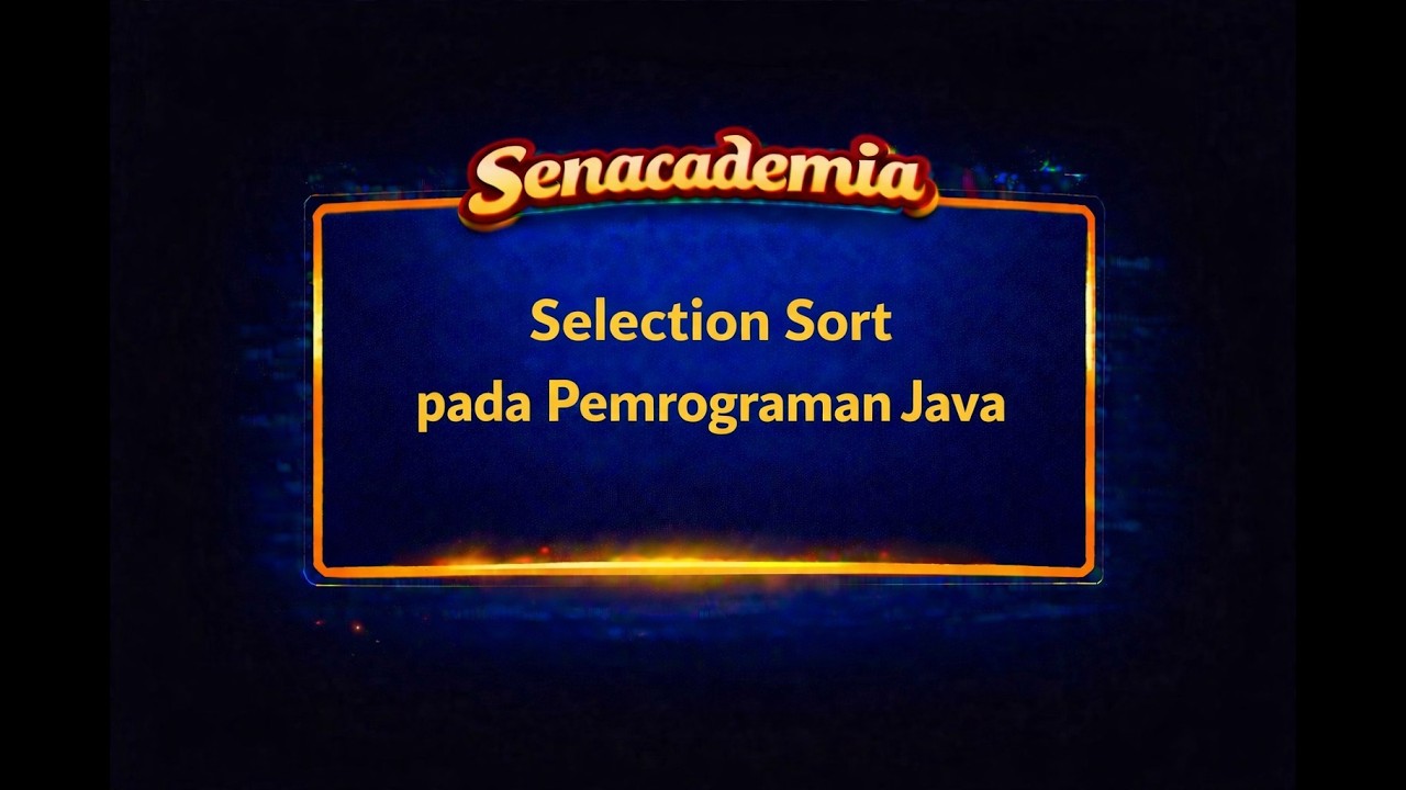 11. Selection Sort Angka pada Pemrograman Java