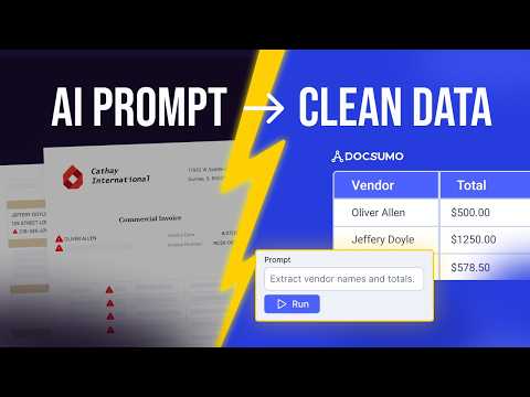 How to Use AI Prompts for Lightning-Fast Document Data Extraction | Docsumo Field Setup Tutorial