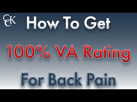 How to Get a 100% VA Disability Rating for Back Pain