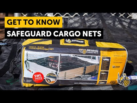 Safeguard MSN-200 2.6m x 2m Medium Cargo Net Suits Space-Cab Utes or ...