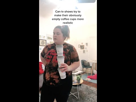 TV shows and their obviously empty coffee cups