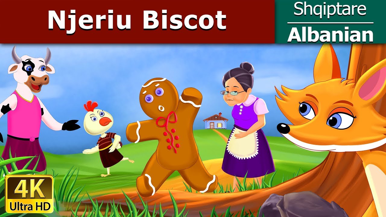 Njeriu Biscot | Gingerbread Man in Albanian | @AlbanianFairyTales