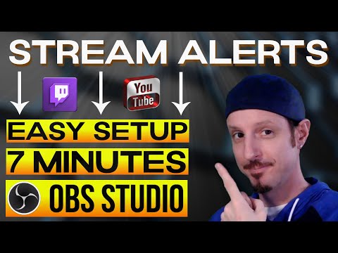 OBS Studio - Adding Alerts for Followers, Subscribers and Donations (2023)