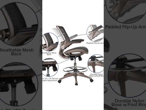 Flash Furniture Waylon Drafting Chair