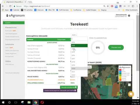 Koolitus: Teraviljatootmise haldamine läbi eAgronomi