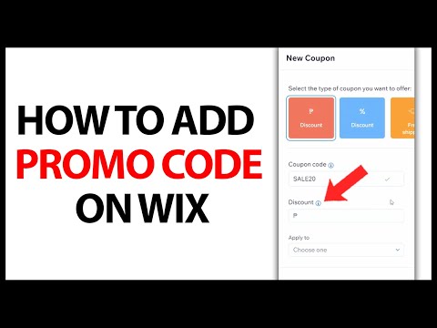 How to Add Promo Code on Wix in 2025