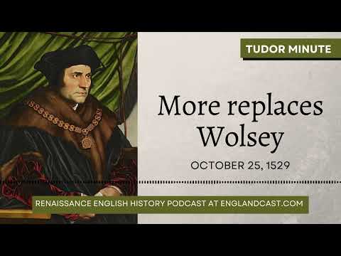 October 25, 1529: More replaced Wolsey as Lord Chancellor | Tudor Minute