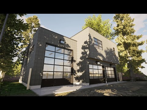 CUBE – 42′ x 36′ Carriage House & Three-Car Garage