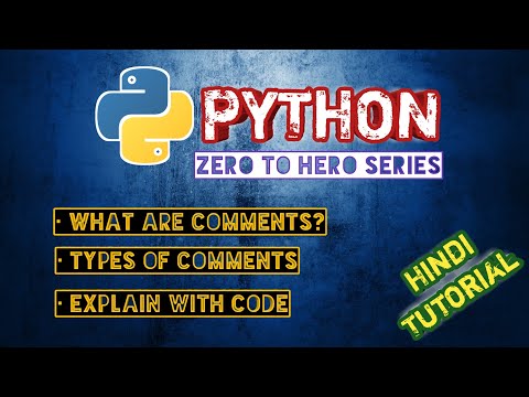 Python Tutorial #2 How To Use Comments In Python ,Types Of Comments #pythontutorial #basiccode