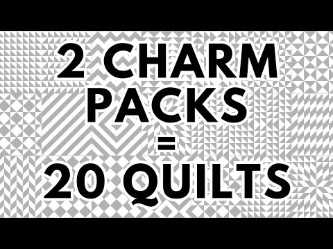 Half Square Triangle Quilt Layouts | HST Quilt | Free Charm Pack Quilt Pattern | Easy Quilt Pattern