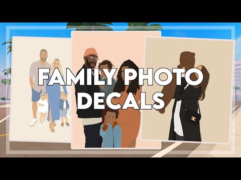 FAMILY PHOTO Themed Decal Codes For Berry Avenue And Bloxburg | Roblox Video