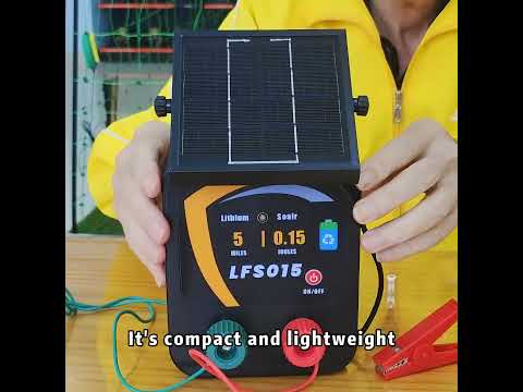 How to Install and Use a Compact Solar Electric Fence Energizer | 5-Mile Range #electricfencing
