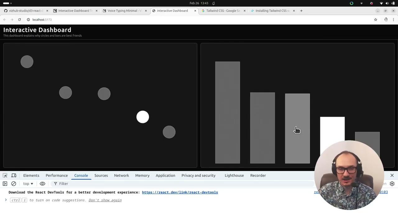Data Visualization Dashboards with D3 & React