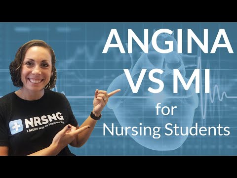 Angina vs MI for Nursing Students